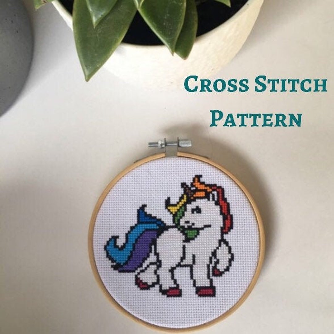 Unicorn - Cross Stitch Pattern PDF - Instant Download - PDF Pattern ...