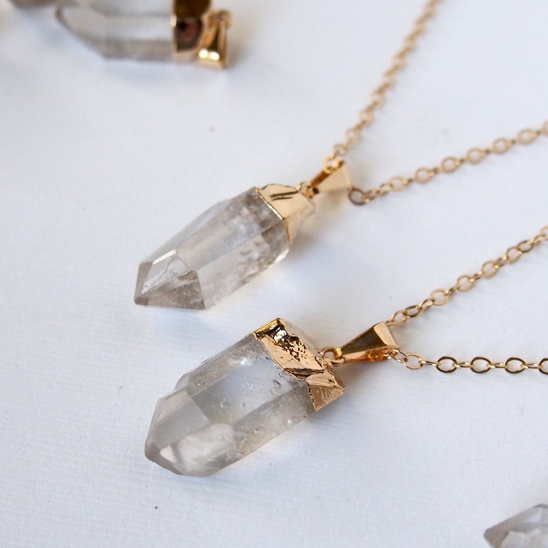 Quartz Necklace - Etsy