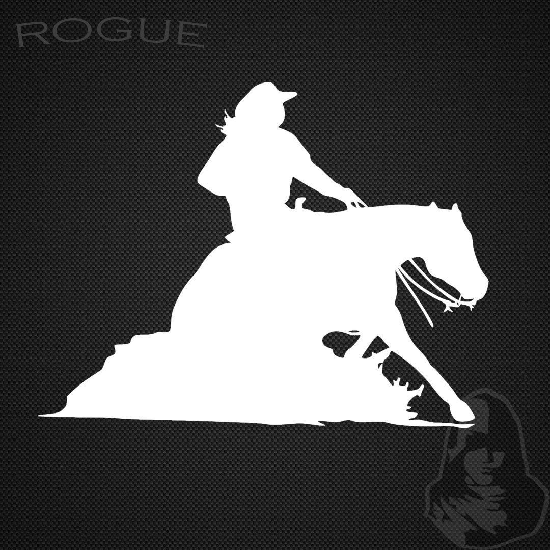 Equine Reining 1 Vinyl Decal - Etsy