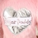 Baby Pink Faux Fur Heart SUGAR DADDY Jacket | Festival | Handmade ...