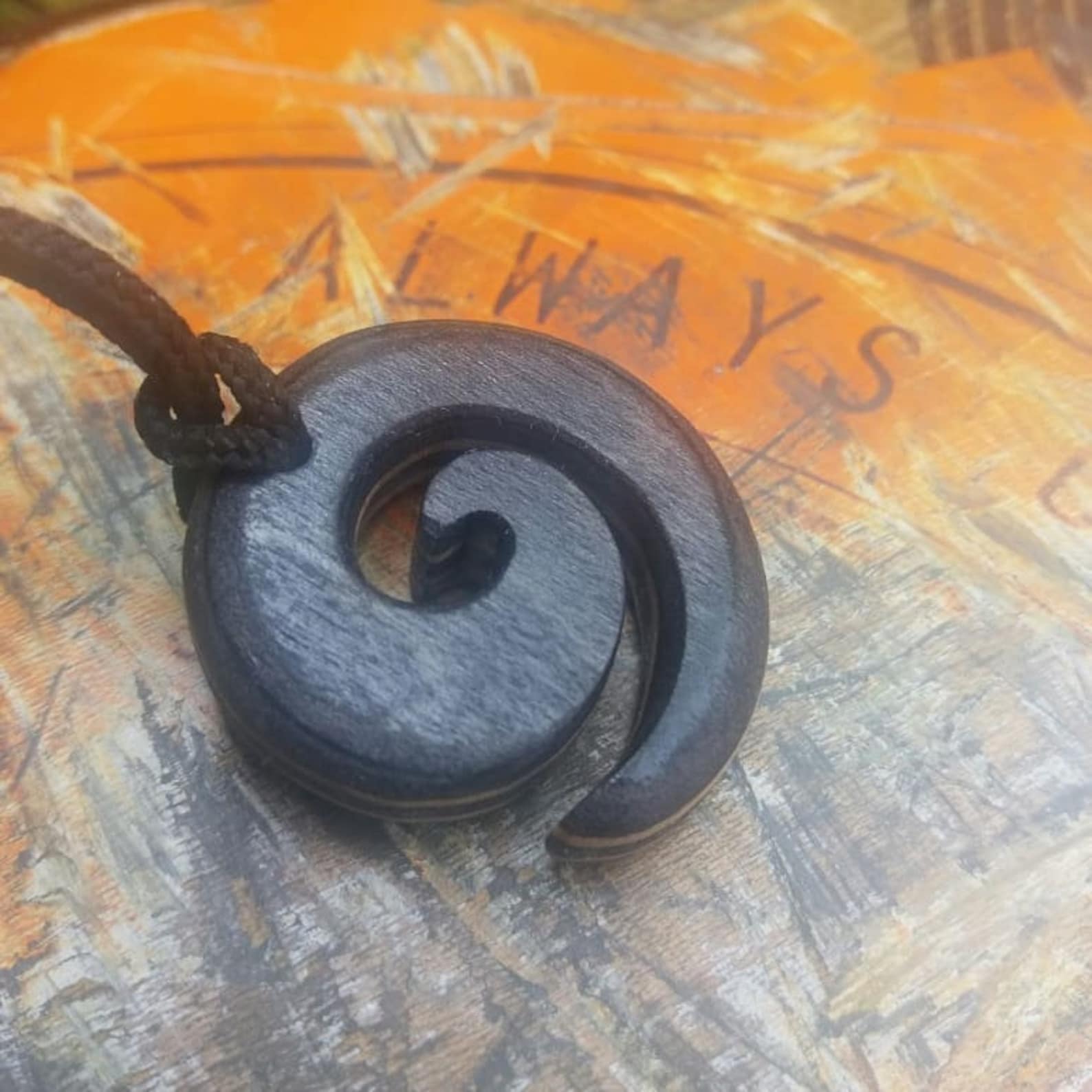 Skateboard Necklace Skateboard Pendant Spiral Necklace - Etsy