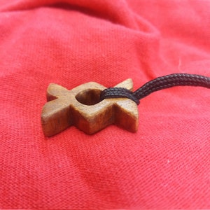 Inguz Rune, Wooden Inguz Rune, Pagan Pendant, Pagan Necklace, Rune ...