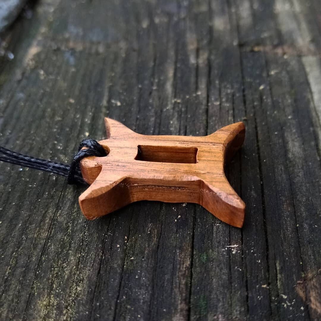 Gemini Necklace Pendant Horoscope Necklace Pendant Wooden - Etsy UK