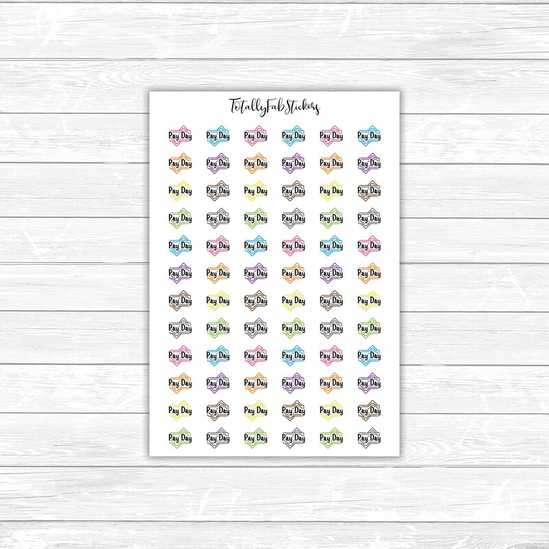 Money Planner Stickers - Etsy