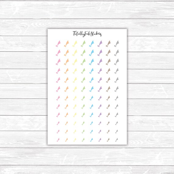 TR-1 // Transparent Check Mark Planner Stickers - Etsy