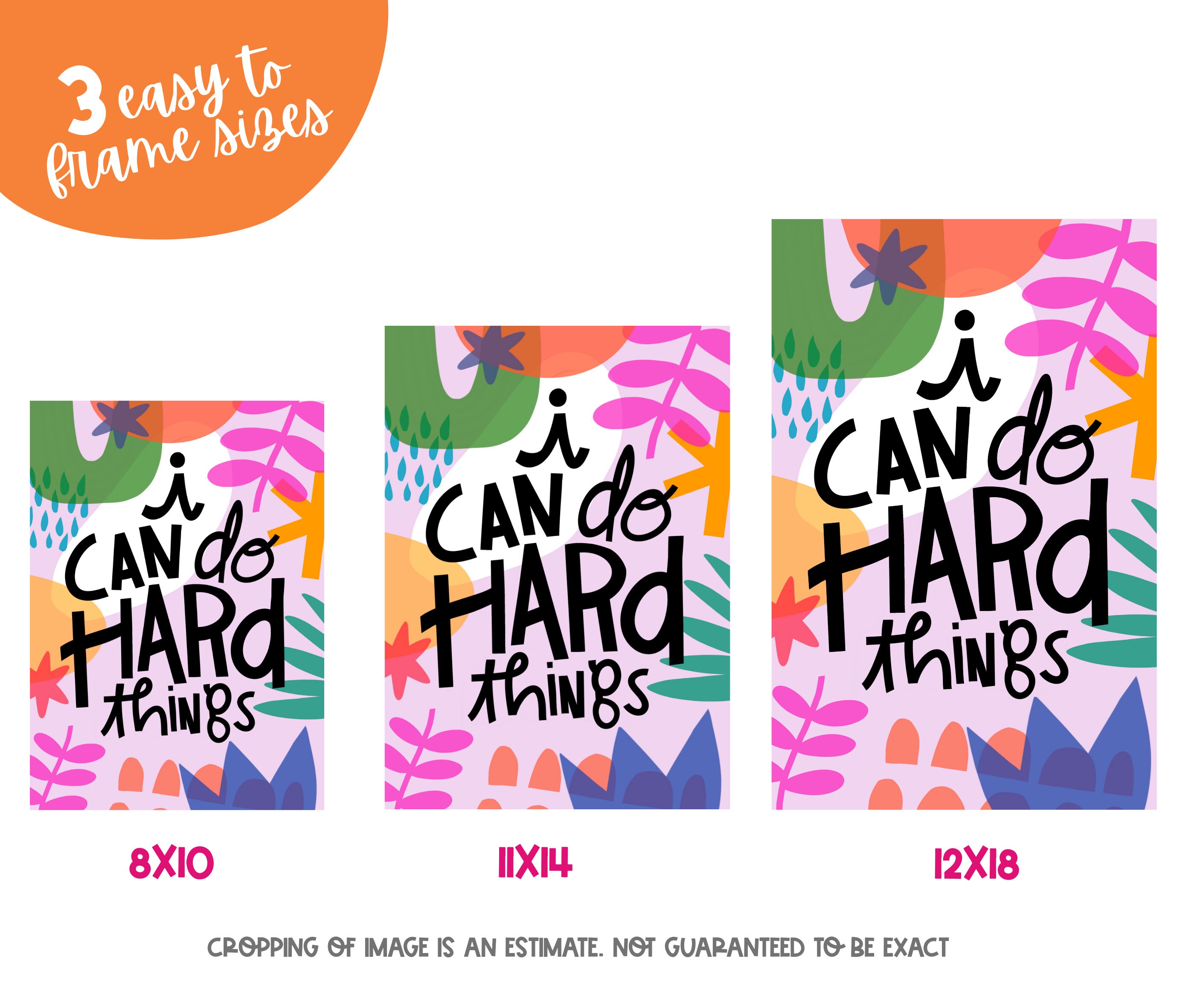 I Can Poster I Motivational Quotes Artwork L Classroom Art - Etsy