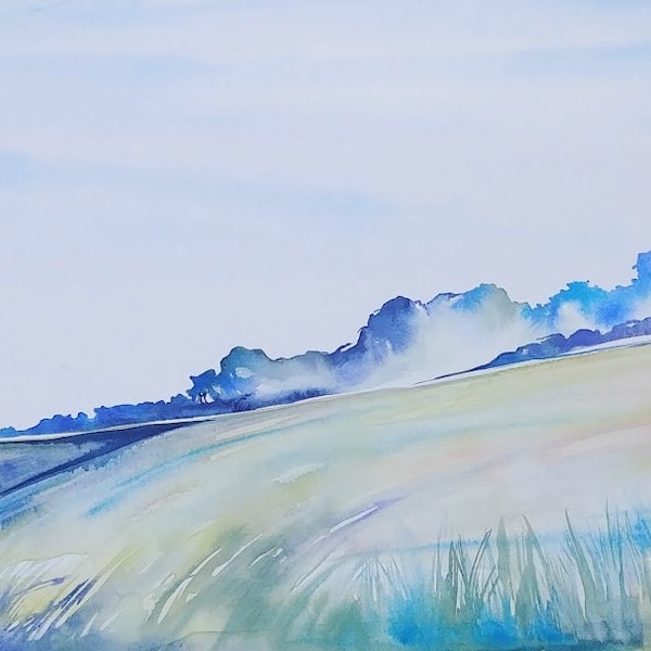 Stylized Landscape Paintings - Etsy