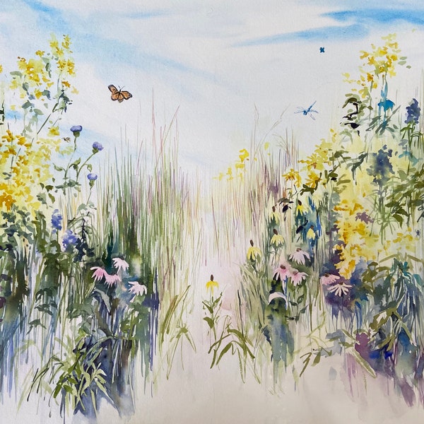 Prairie Painting - Etsy Canada