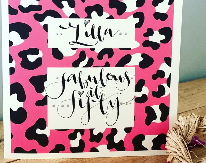 BESPOKE CARDS/ Custom Anniversary Cards/ Personalised Birthday Cards ...