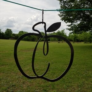 Metal Apple Sign, Teacher Gift, Classroom Decor, Home Decor Metal ...