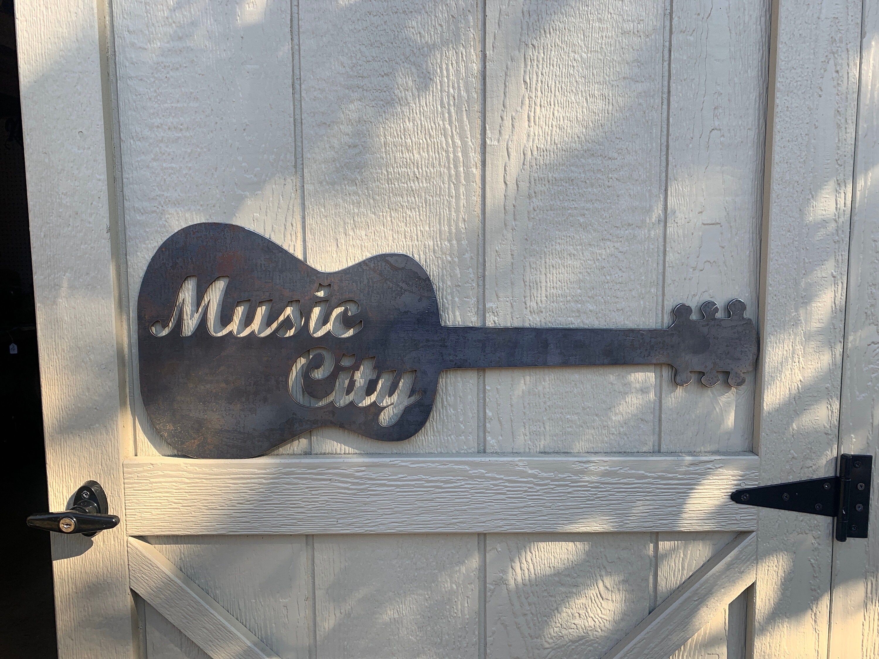 Metal Guitar Sign New Home Housewarming Gift DIY Gift for | Etsy