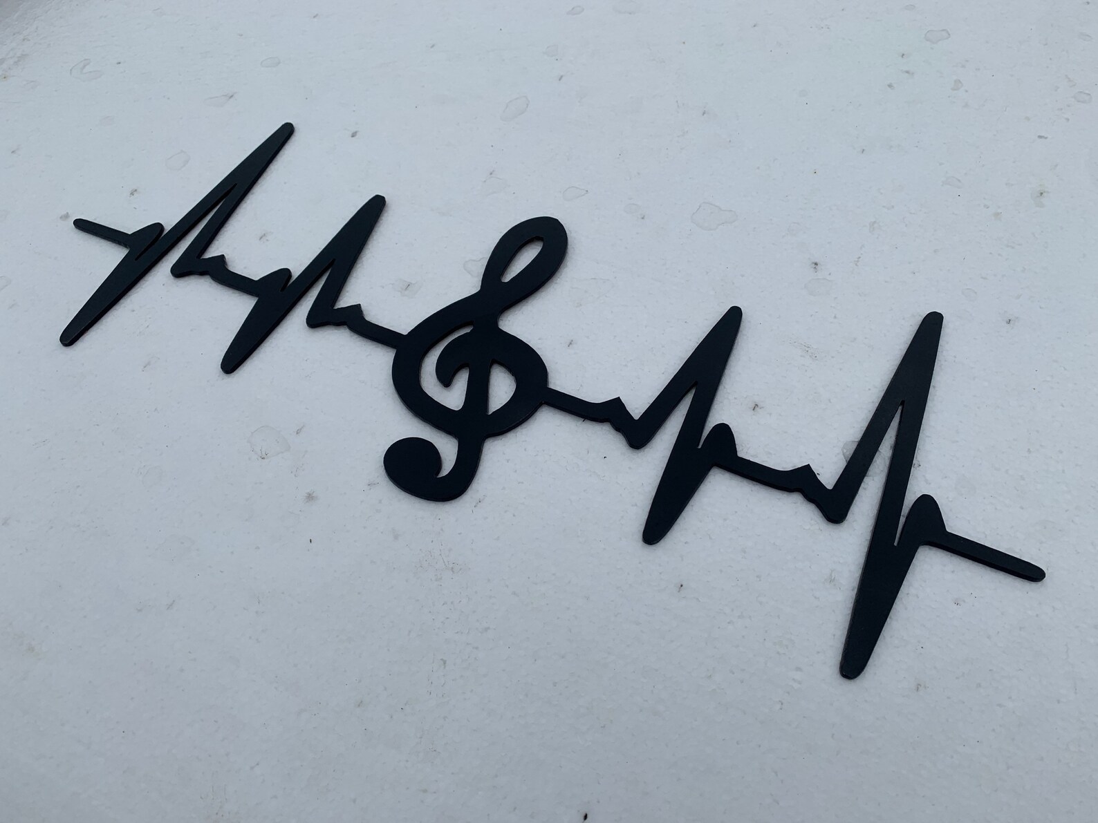 Music Symbol EKG Line Heartbeat Music Decor Musician Gift - Etsy Australia