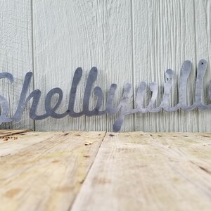 Custom Metal Words Wall Decor Metal Word Art Home Decor - Etsy