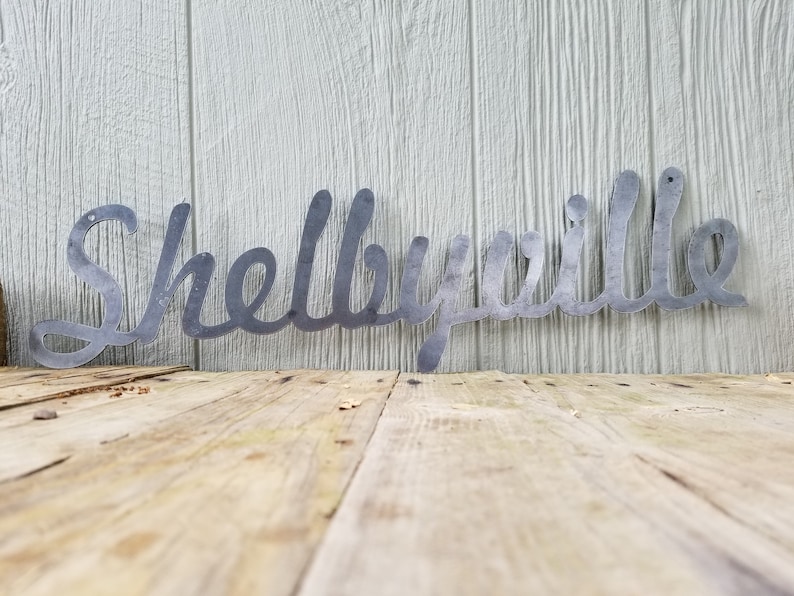 Custom Metal Words Wall Decor Metal Word Art Home Decor | Etsy