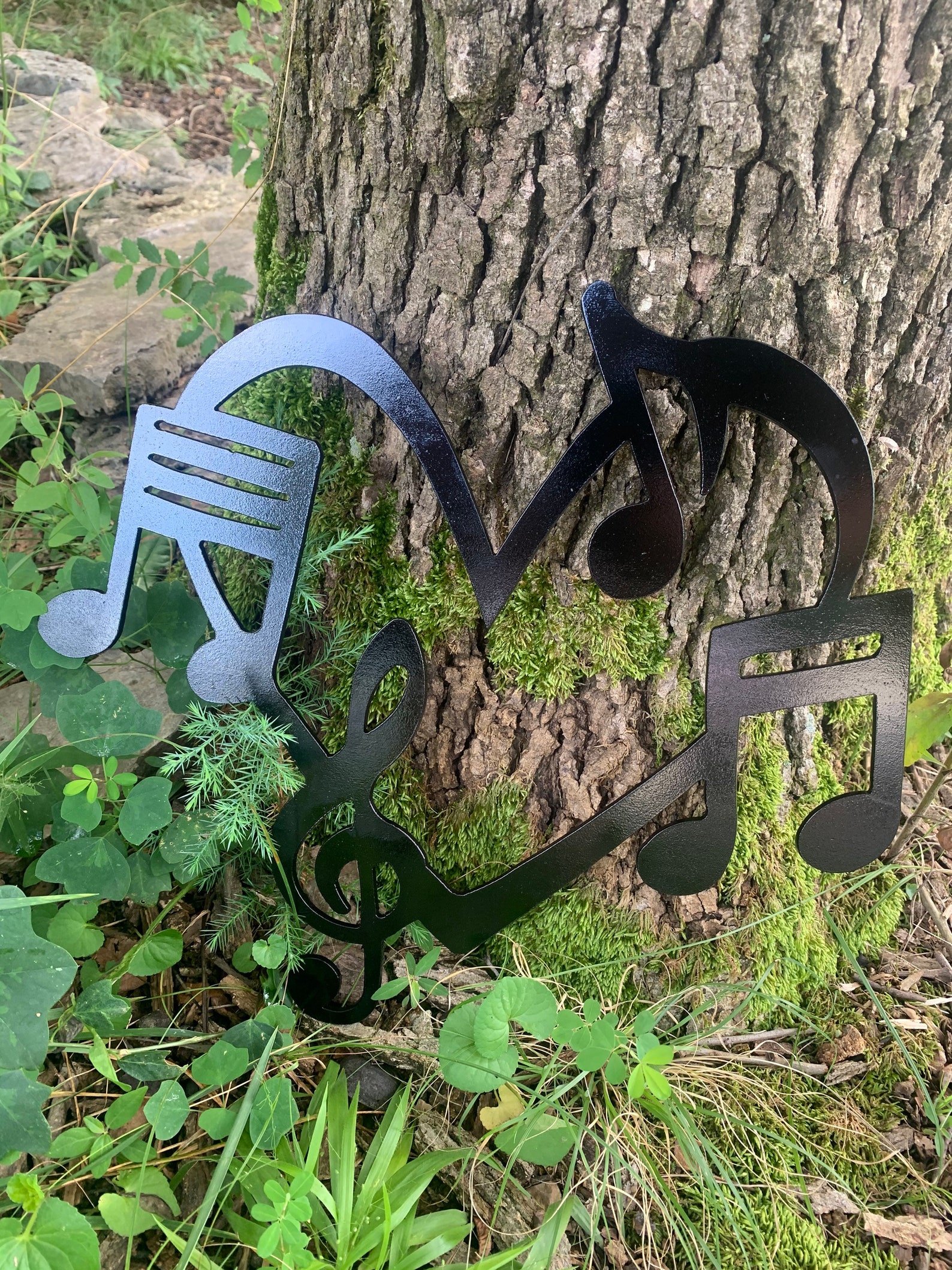 Heart Decor Music Symbol Music Note Home Decor Metal - Etsy