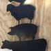 Stacked Farm Animals, Sheep Cow Pig Chicken Barn Decor, Farm Decor ...