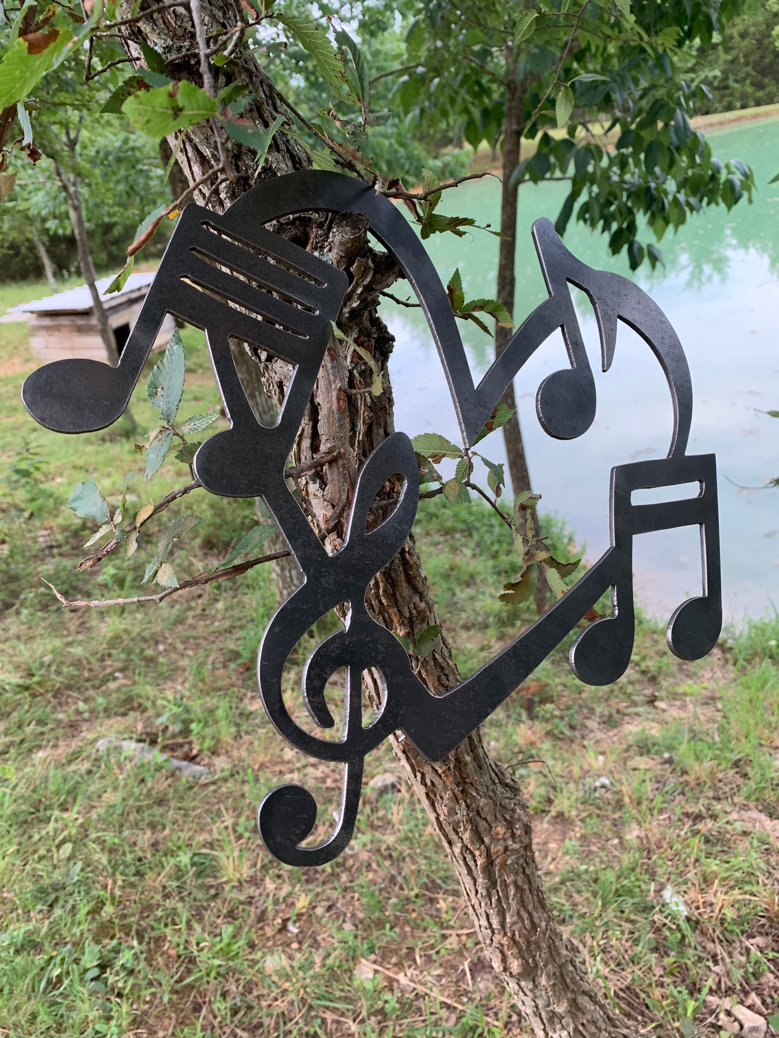 Heart Decor Music Symbol Music Note Home Decor Metal - Etsy