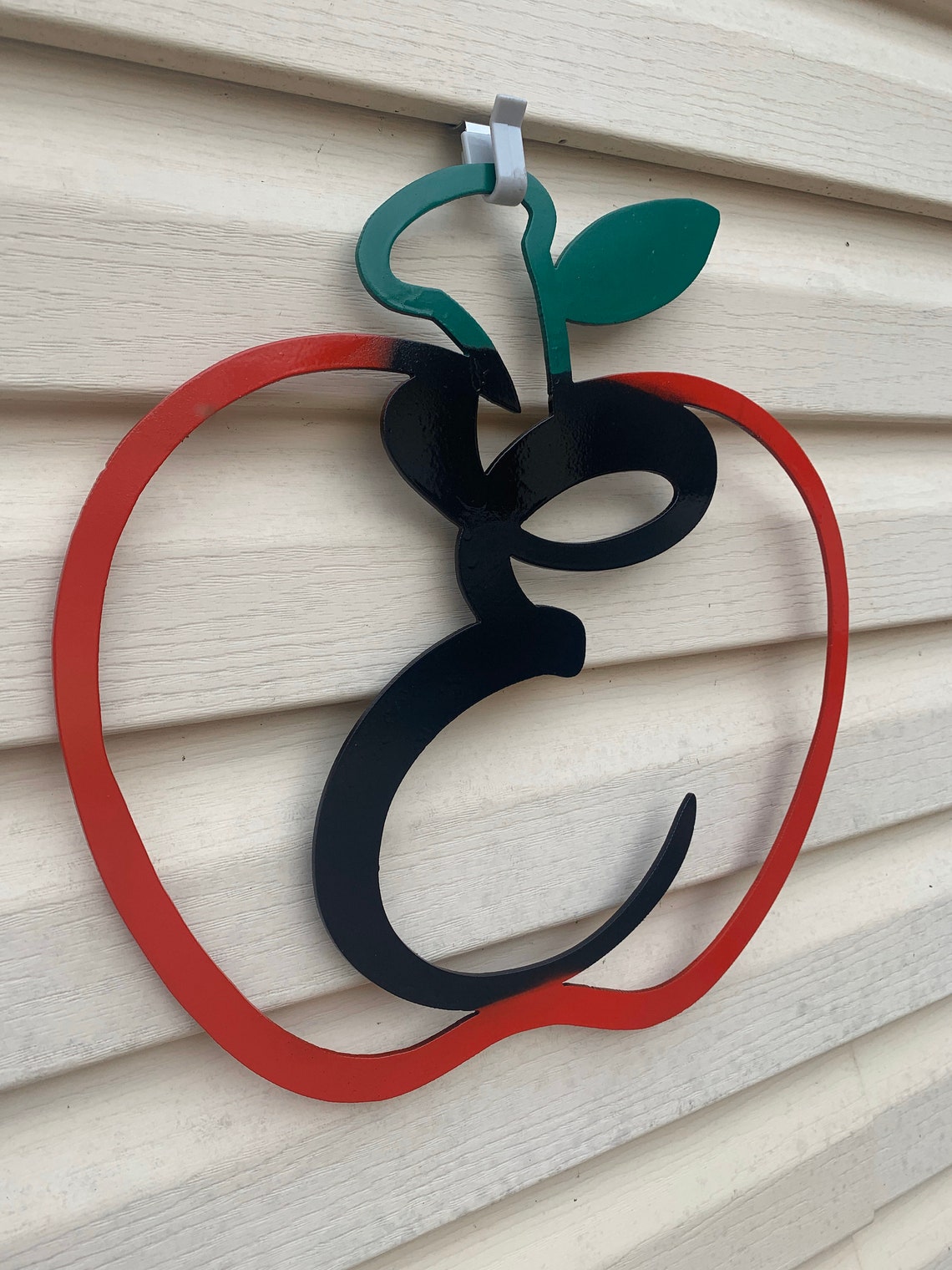 Metal Apple Sign Teacher Gift Classroom Decor Home Decor - Etsy