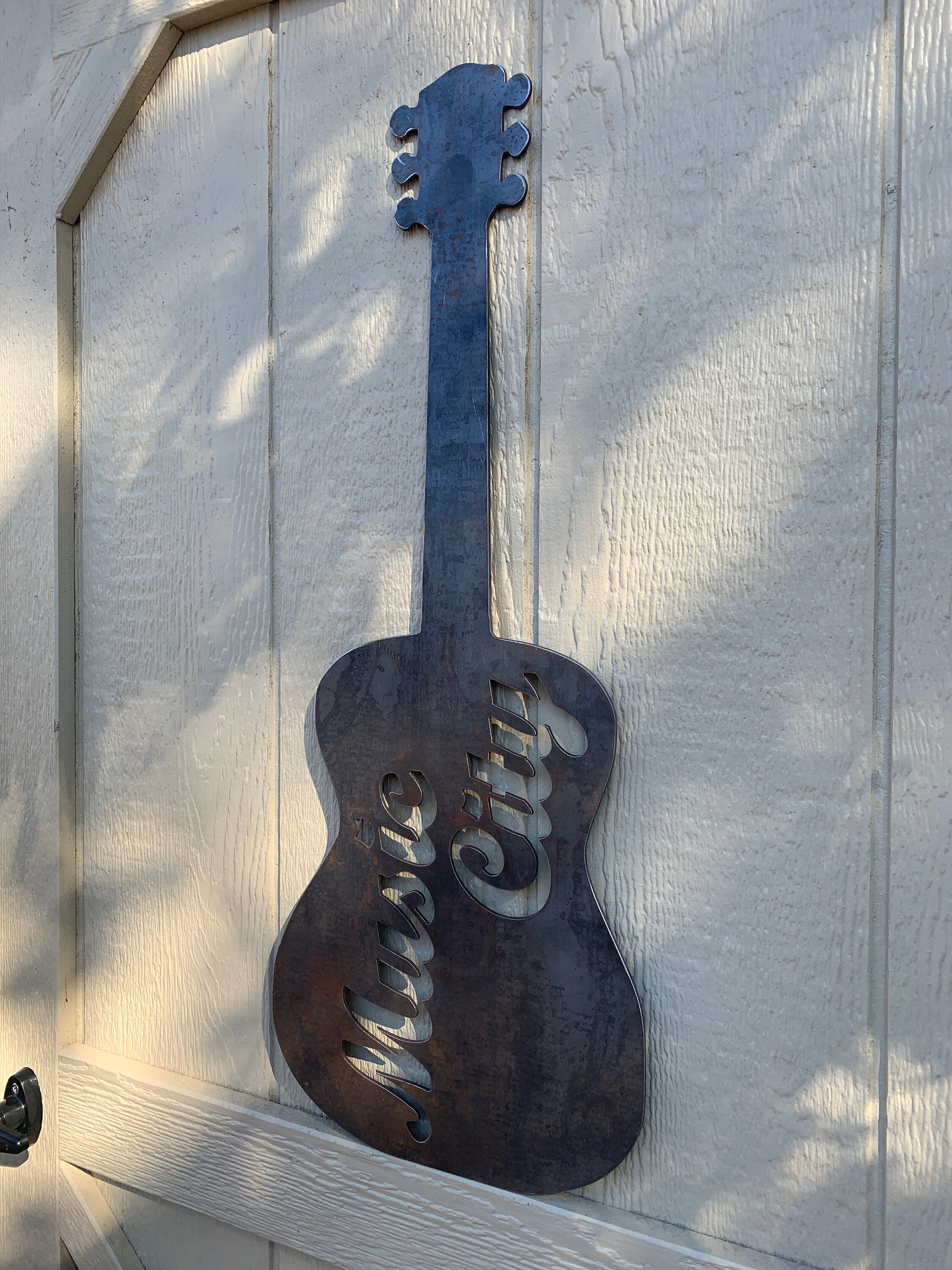 Metal Guitar Sign New Home Housewarming Gift DIY Gift for | Etsy