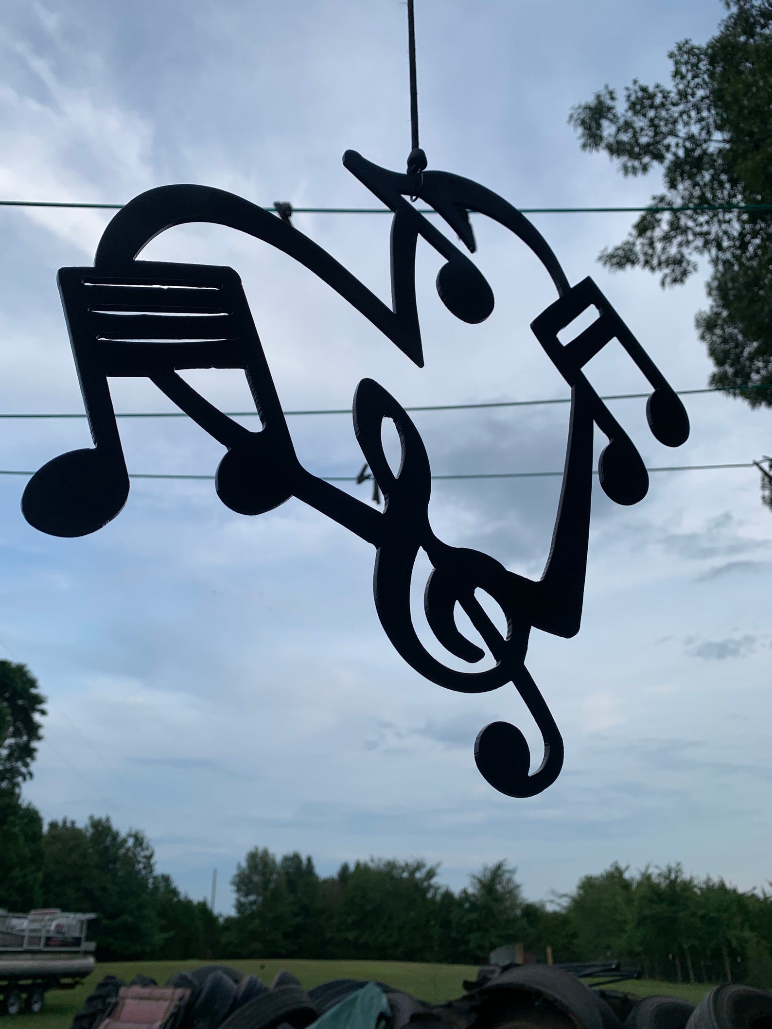 Heart Decor Music Symbol Music Note Home Decor Metal - Etsy