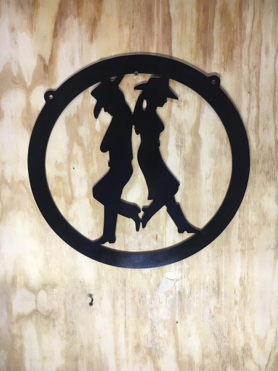 Cowboy & Cowgirl sign hanging sign western decor country | Etsy