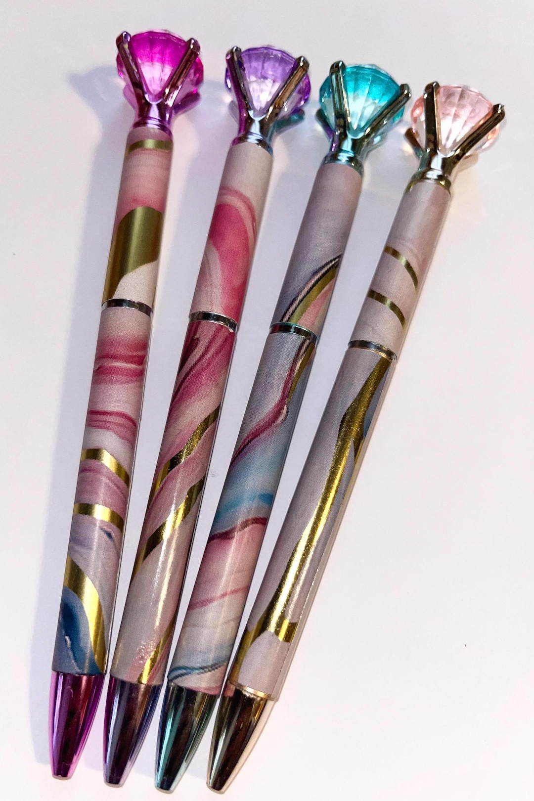 Marble Diamond Pens - Etsy