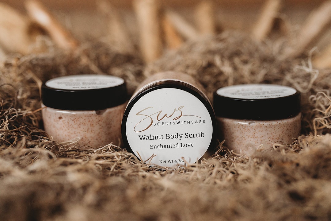 Walnut Scrub/exfoliate/smooth Skin - Etsy