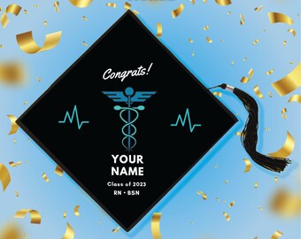 Grad Cap Topper your Own Wings Theme - Etsy