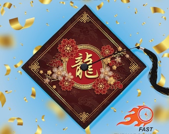 Grad Cap Topper air Force Theme - Etsy