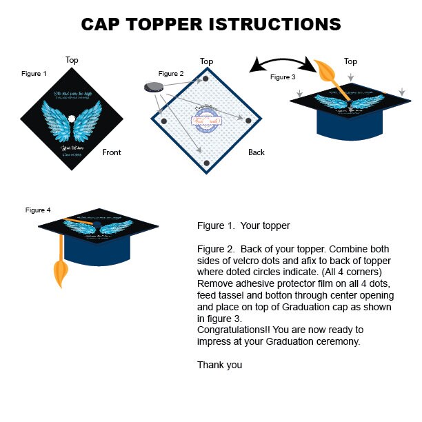 Grad Cap Topper "air Force" Theme - Etsy