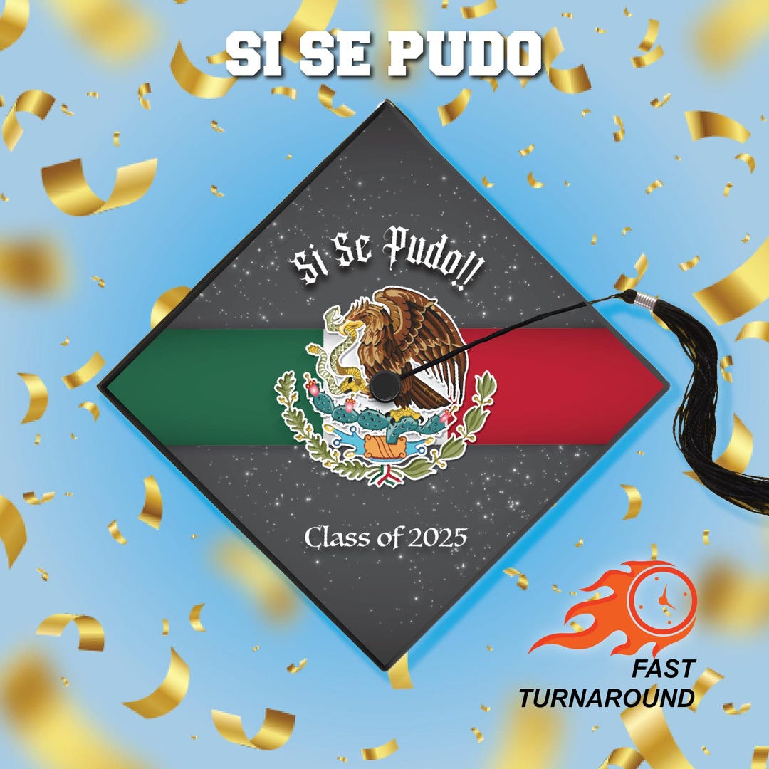 Grad Fabric Topper Mexican Flag Theme - Etsy