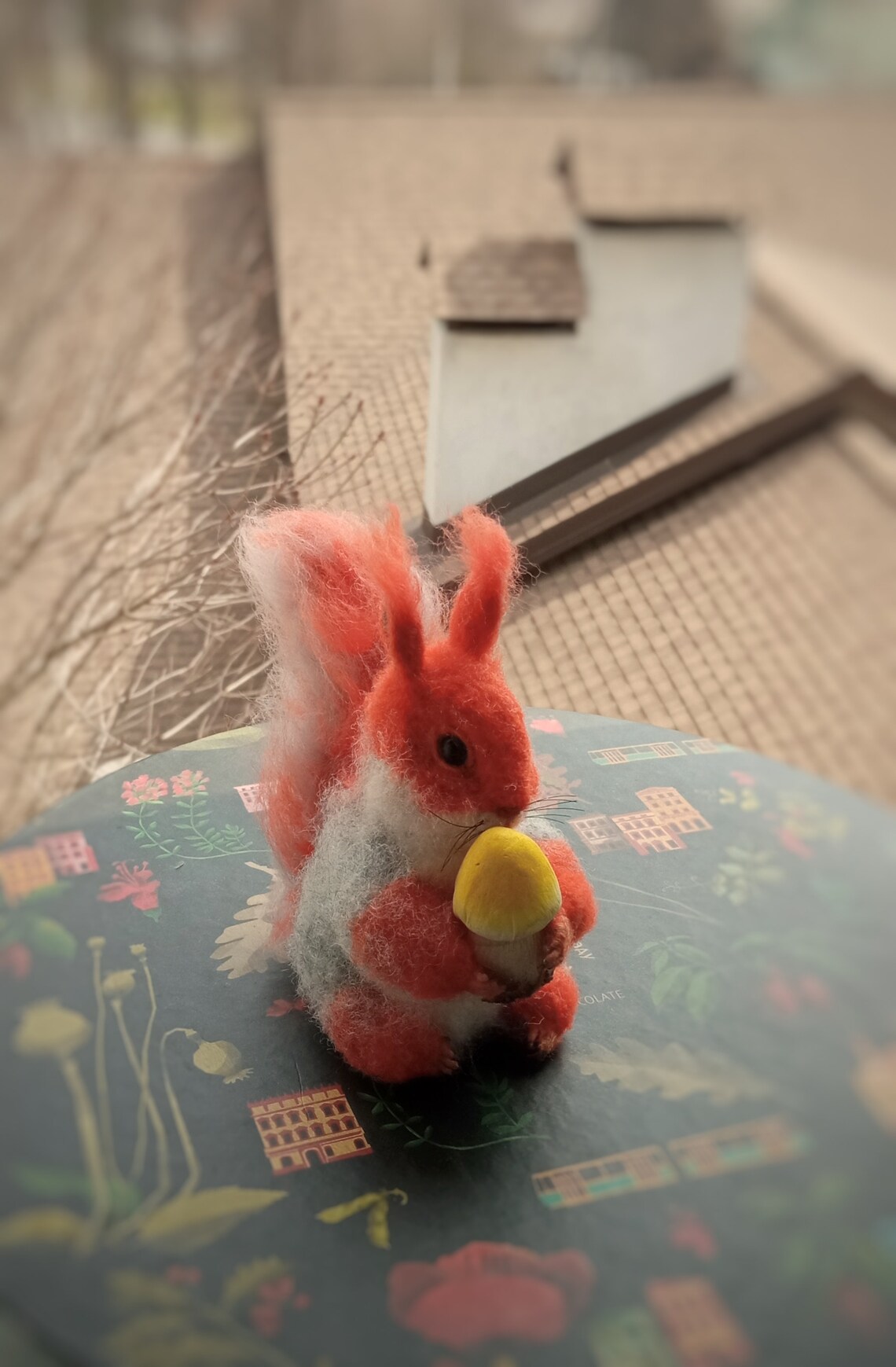 Needle Felted Forest Squirrel Made of Wool - Etsy UK