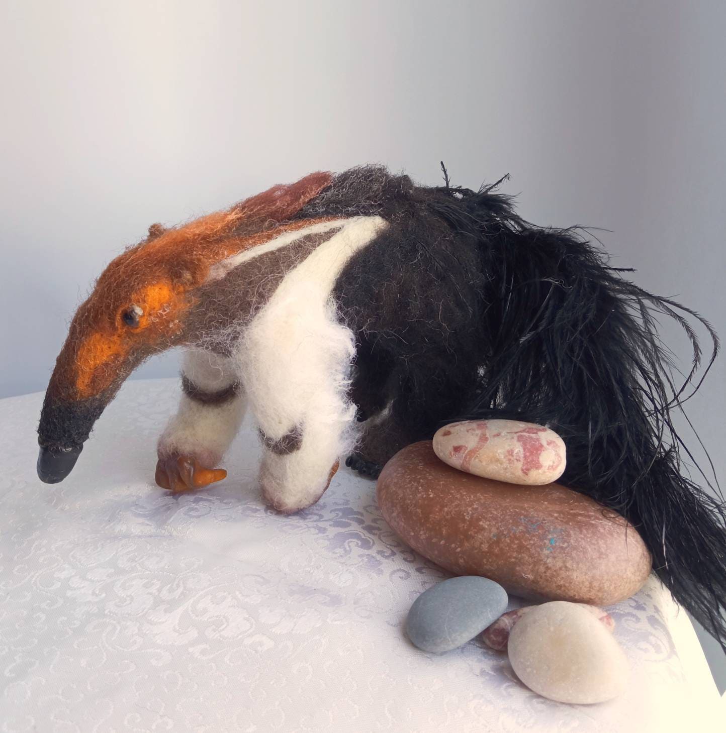 Needle Felted Realistic Giant Anteater - Etsy