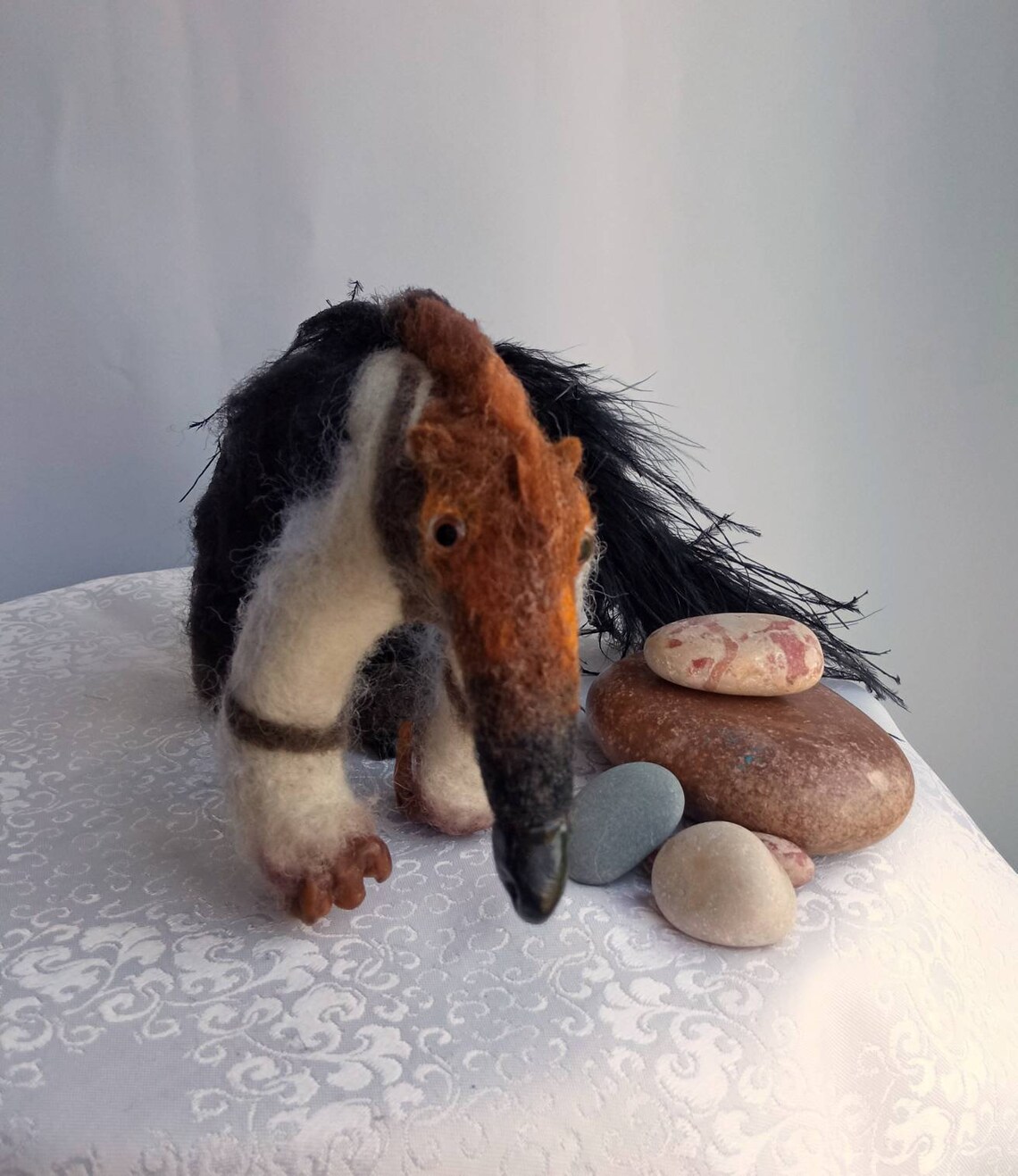 Needle Felted Realistic Giant Anteater - Etsy