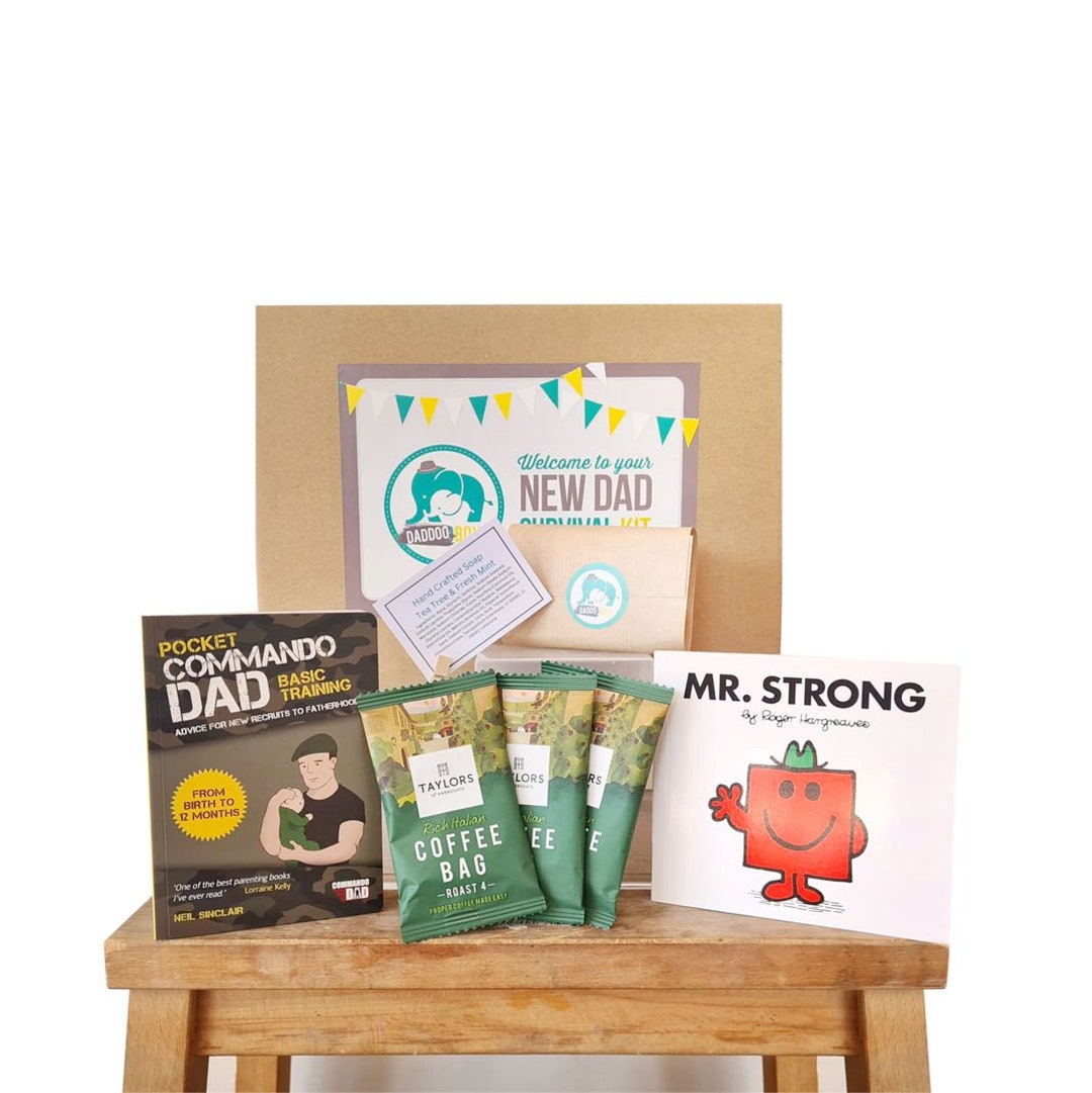 New Dad Gift Box | Pocket Commando Dad Book, Coffee & Soap - Etsy
