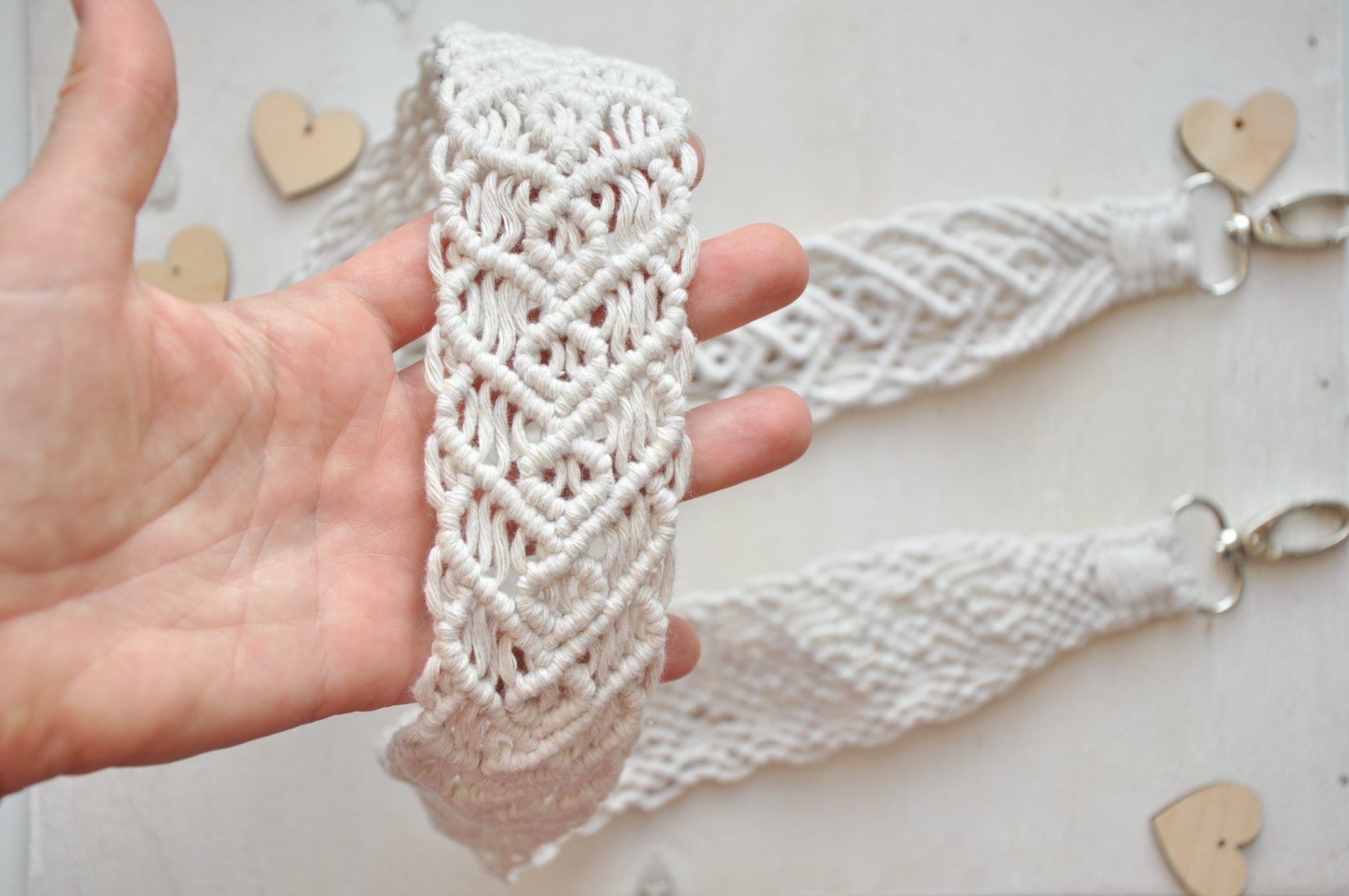 Personalized Macrame Cotton Strap Woven off White Camera Strap | Etsy