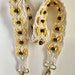 Macrame off White Camera Strap With Yellow Sunflowers Woven ...