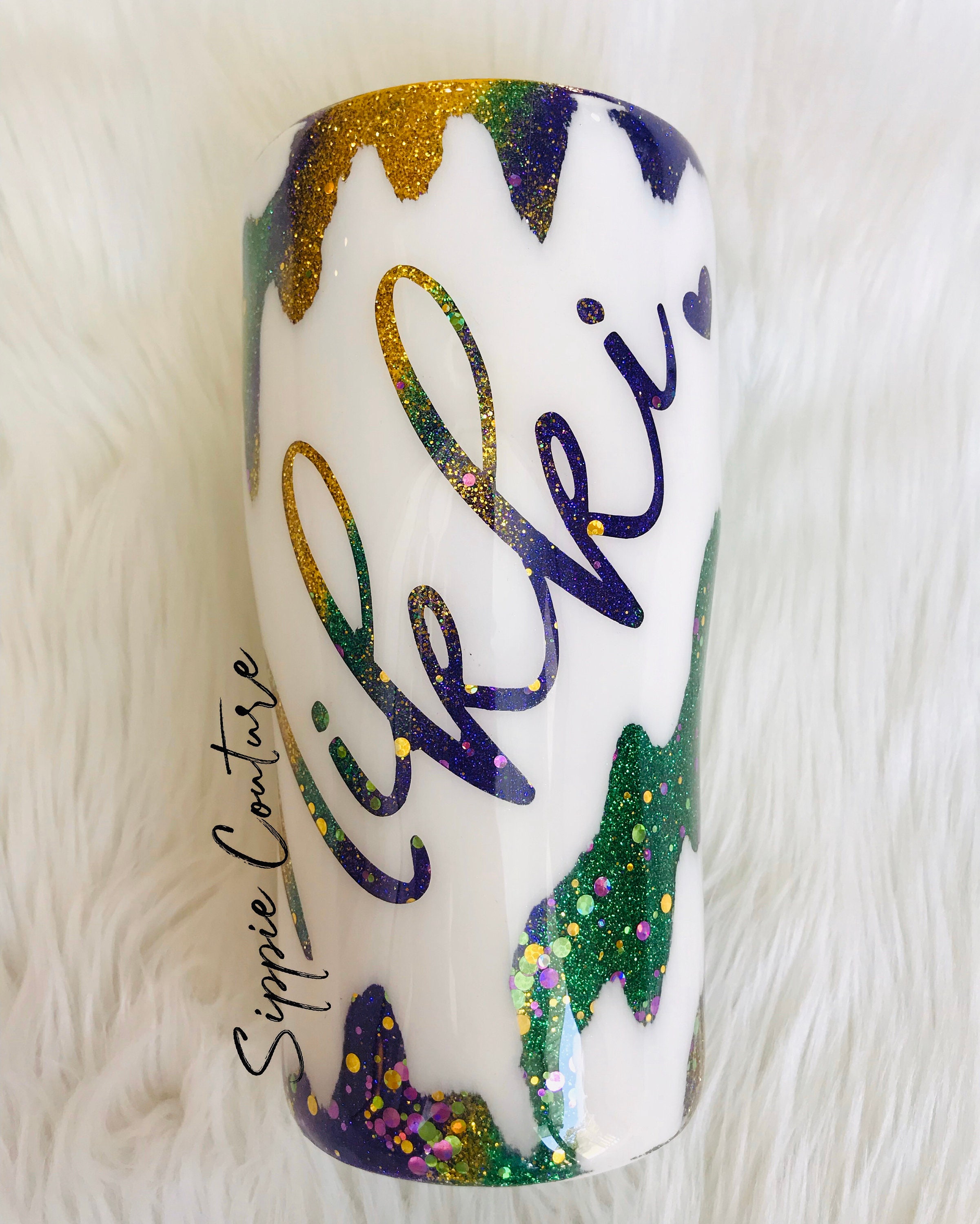 My Geaux Cup Mardi Gras Tumbler - Etsy