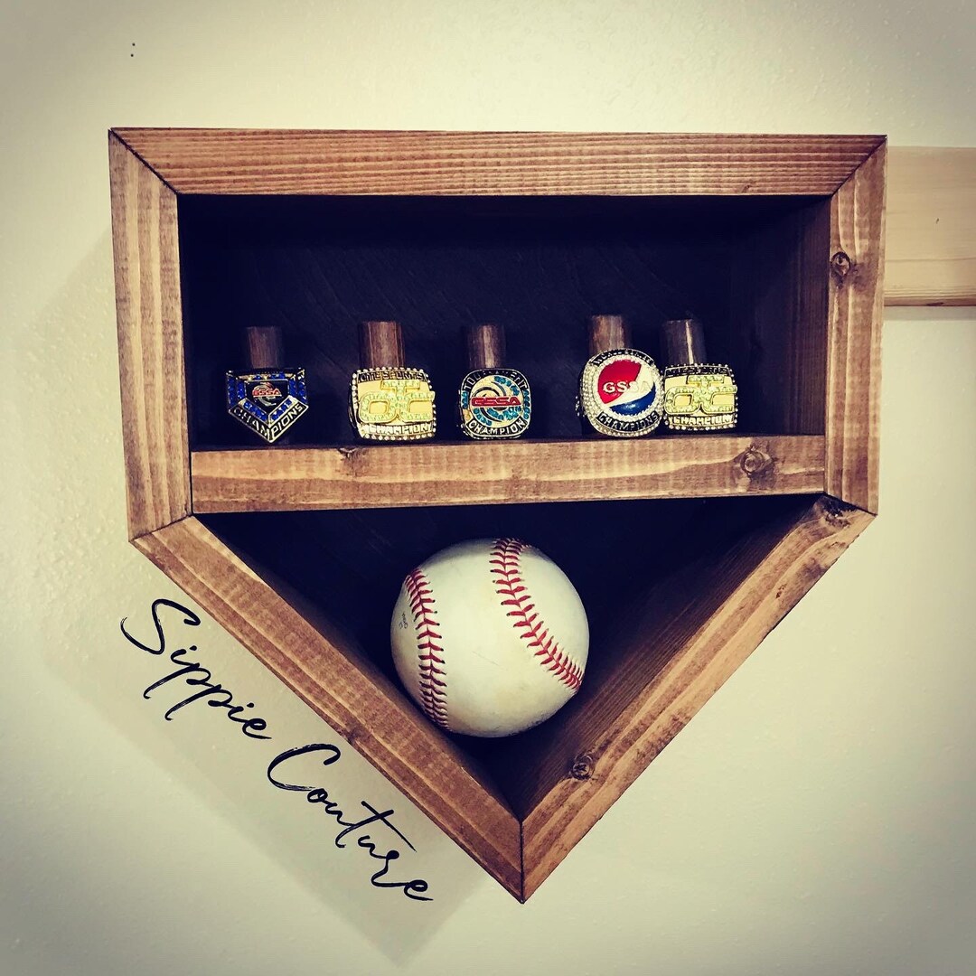 Mini Ring and Game Ball Display Case - Etsy