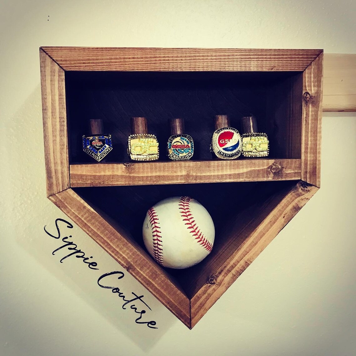 Mini Ring and Game Ball Display Case | Etsy