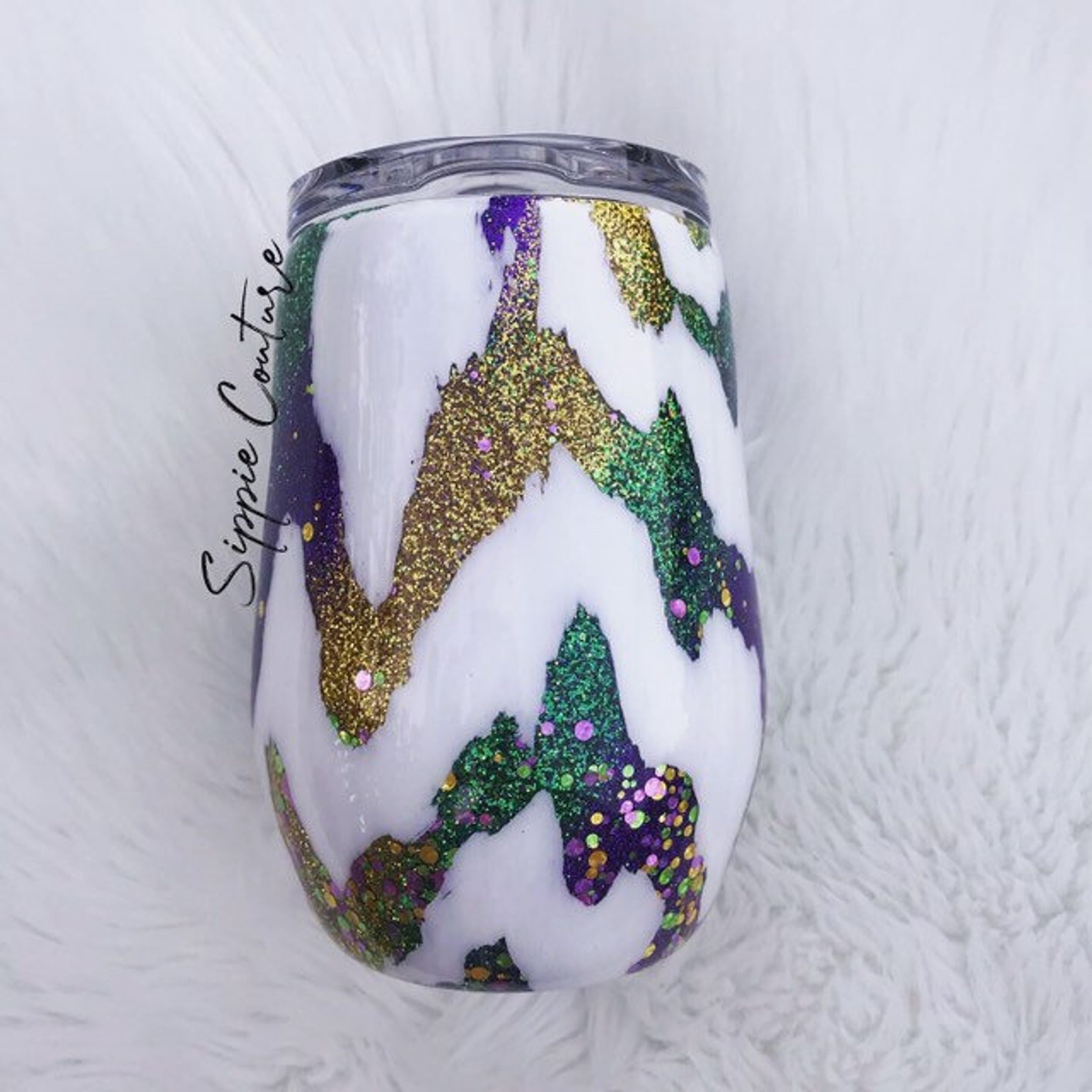 My Geaux Cup Mardi Gras Tumbler - Etsy