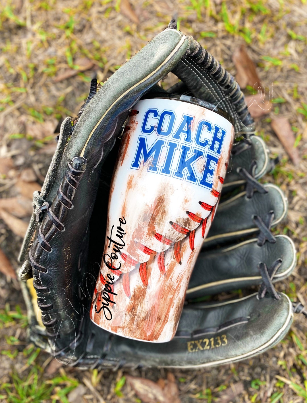 Baseball Dad Coach Tumbler - Etsy