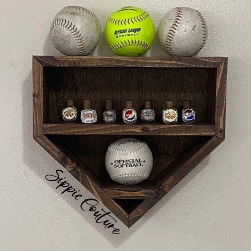 Game Ball and Ring Display Case - Etsy