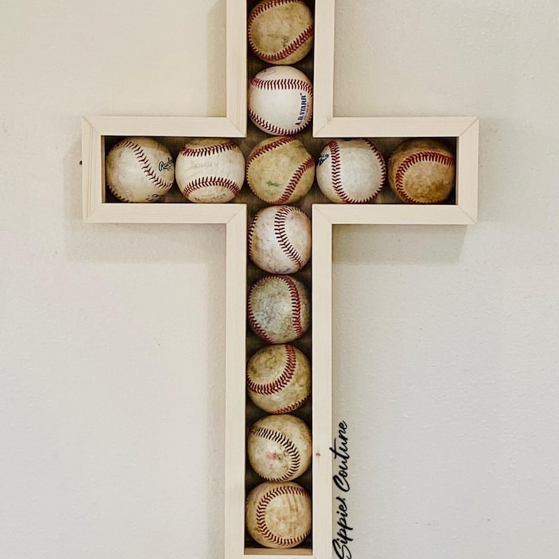 Wall Baseball Cross - Etsy