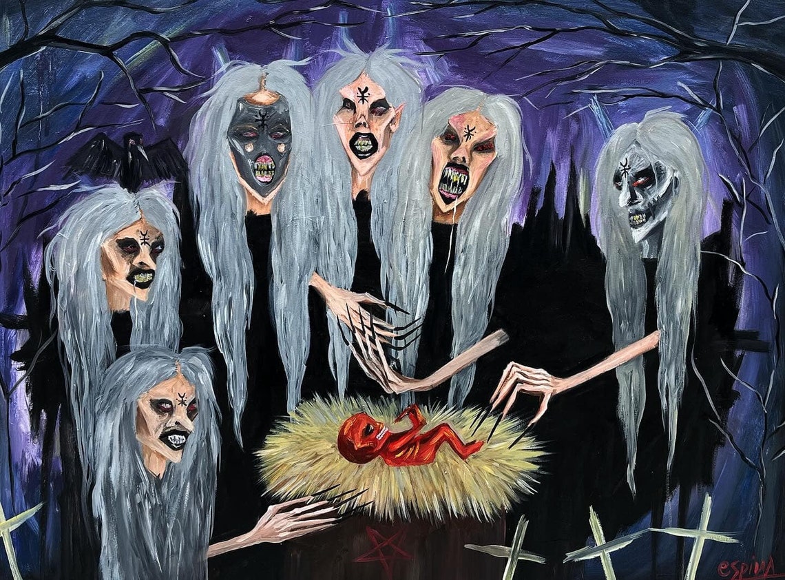SATANIC NATIVITY SCENE - Etsy
