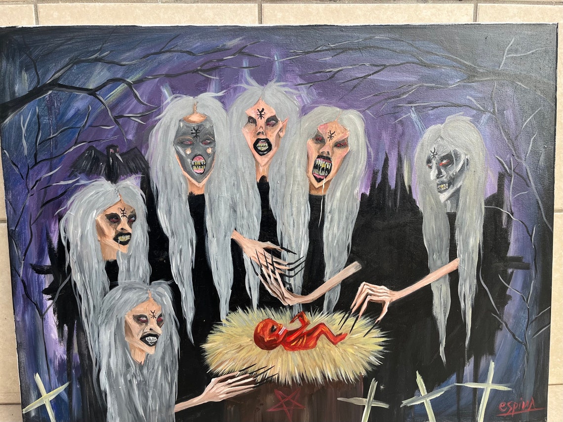 SATANIC NATIVITY SCENE - Etsy