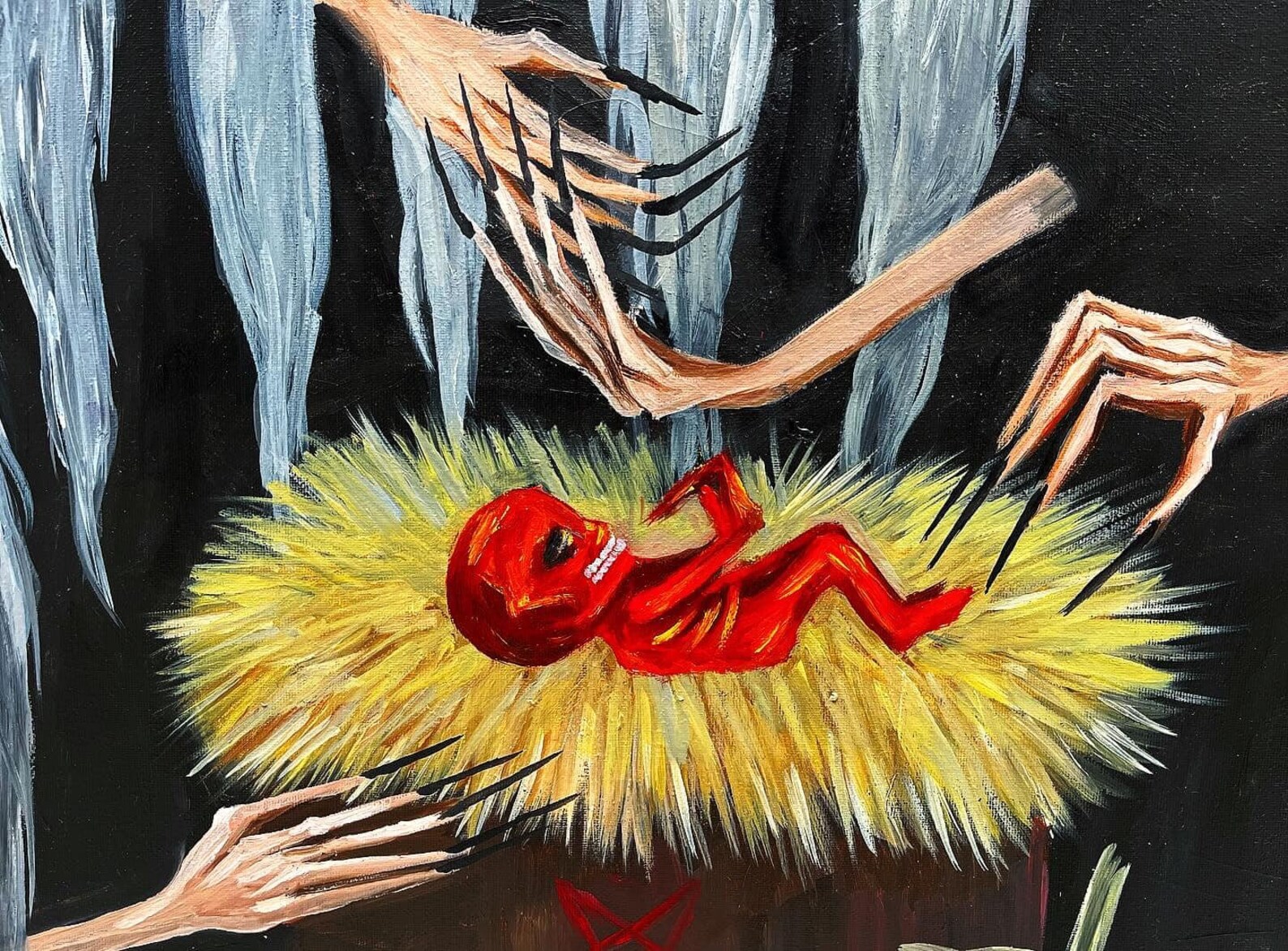 SATANIC NATIVITY SCENE - Etsy