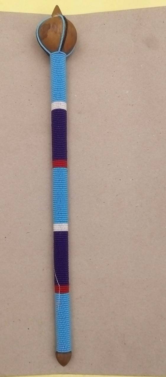 Maasai Beads Rungu, Men Wood Stick, Beaded Stick - Etsy