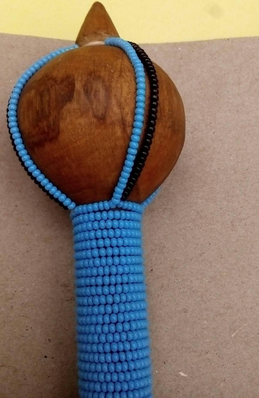 Maasai Beads Rungu, Men Wood Stick, Beaded Stick - Etsy