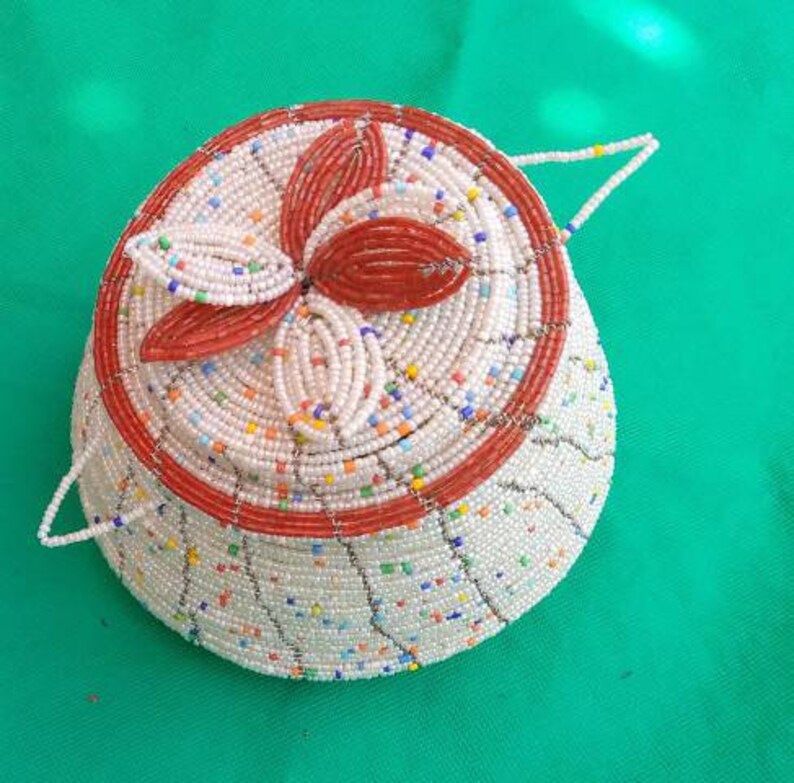 Jewelry Box Decoration Box Beaded Box Gift for Her Coins - Etsy